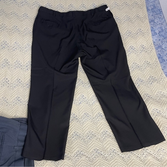 Savane | Pants | 2 Pair 44x3 Career Pants Savane Tailored 2 U Comfort Waist Haggar 44x30 Black ...